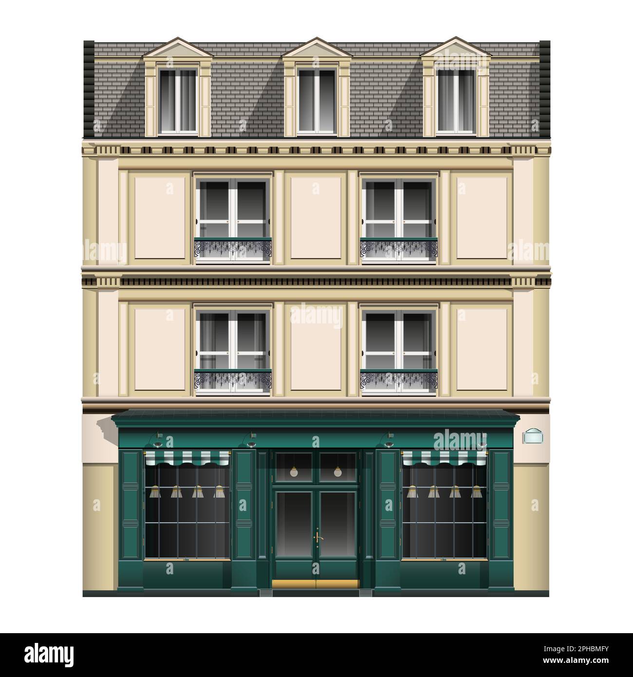 Office building facade Cut Out Stock Images & Pictures - Alamy