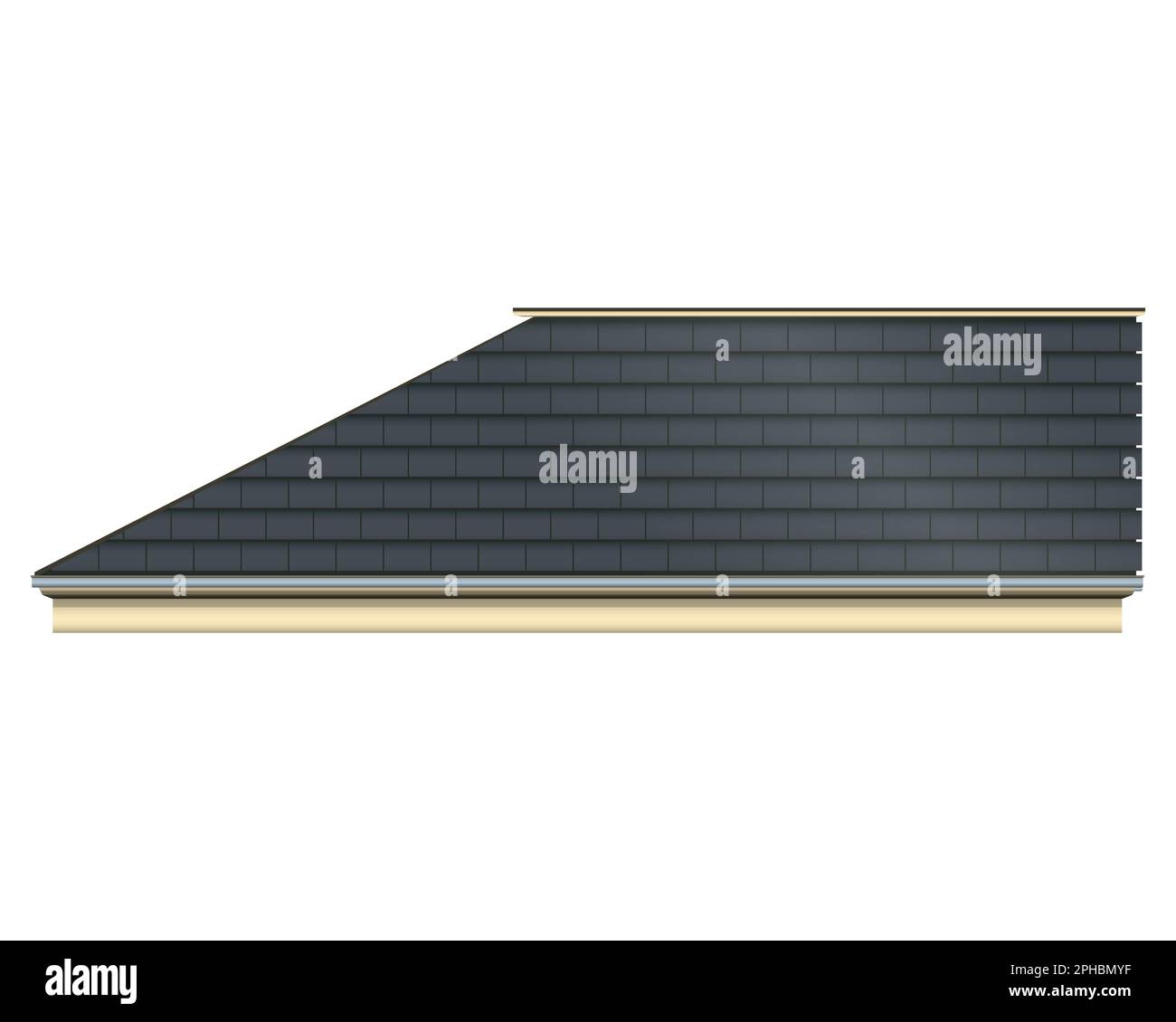 French tiled roof Cut Out Stock Images & Pictures - Alamy