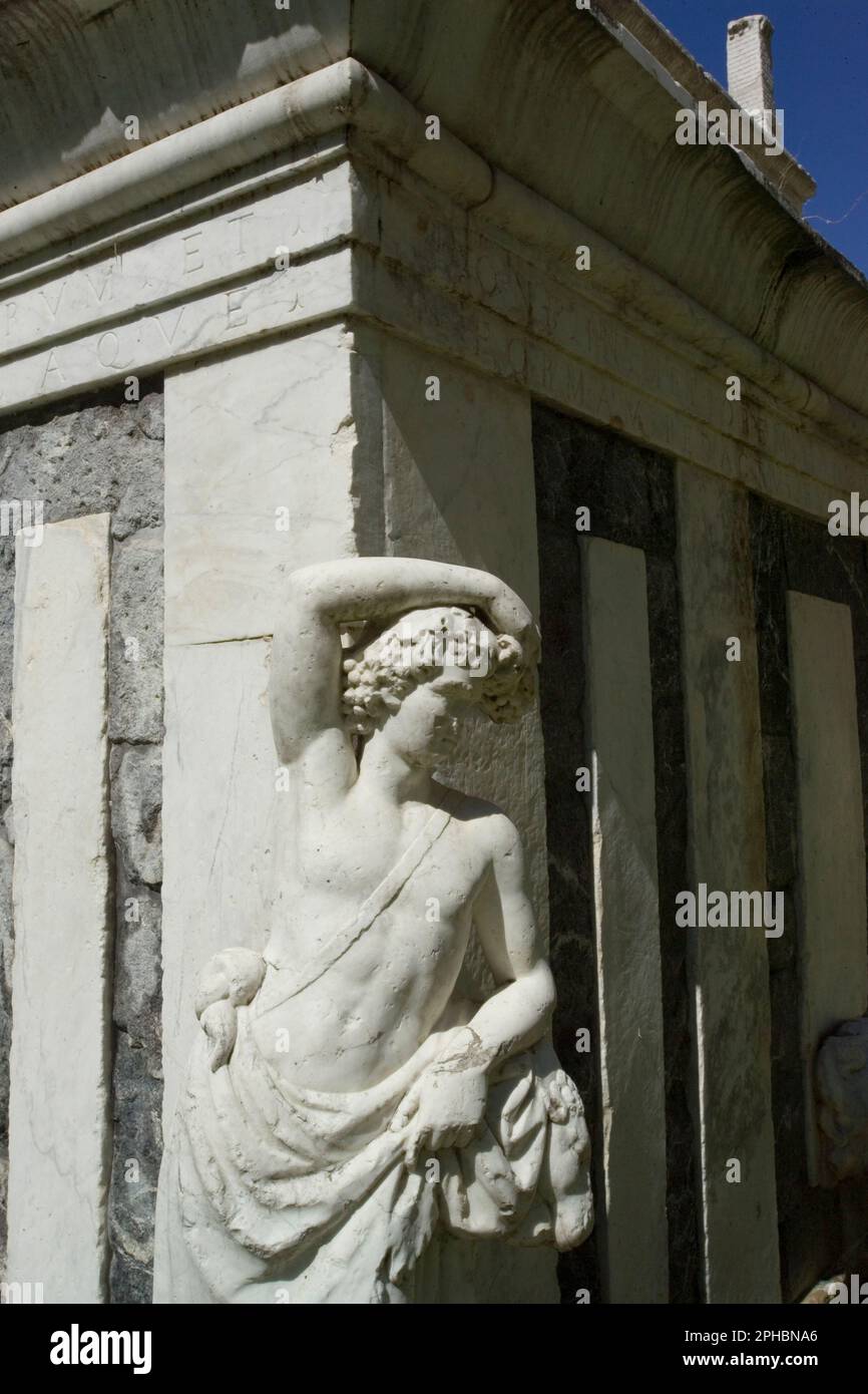 Sassari, Rosello Fountain. detail Stock Photo - Alamy