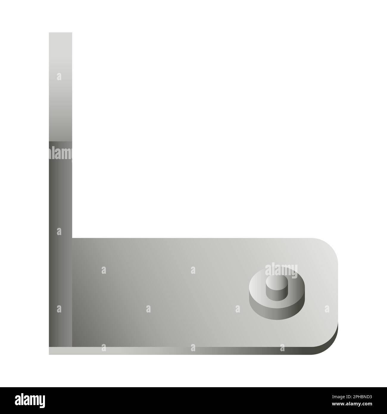 Steel brackets Stock Vector Images - Alamy