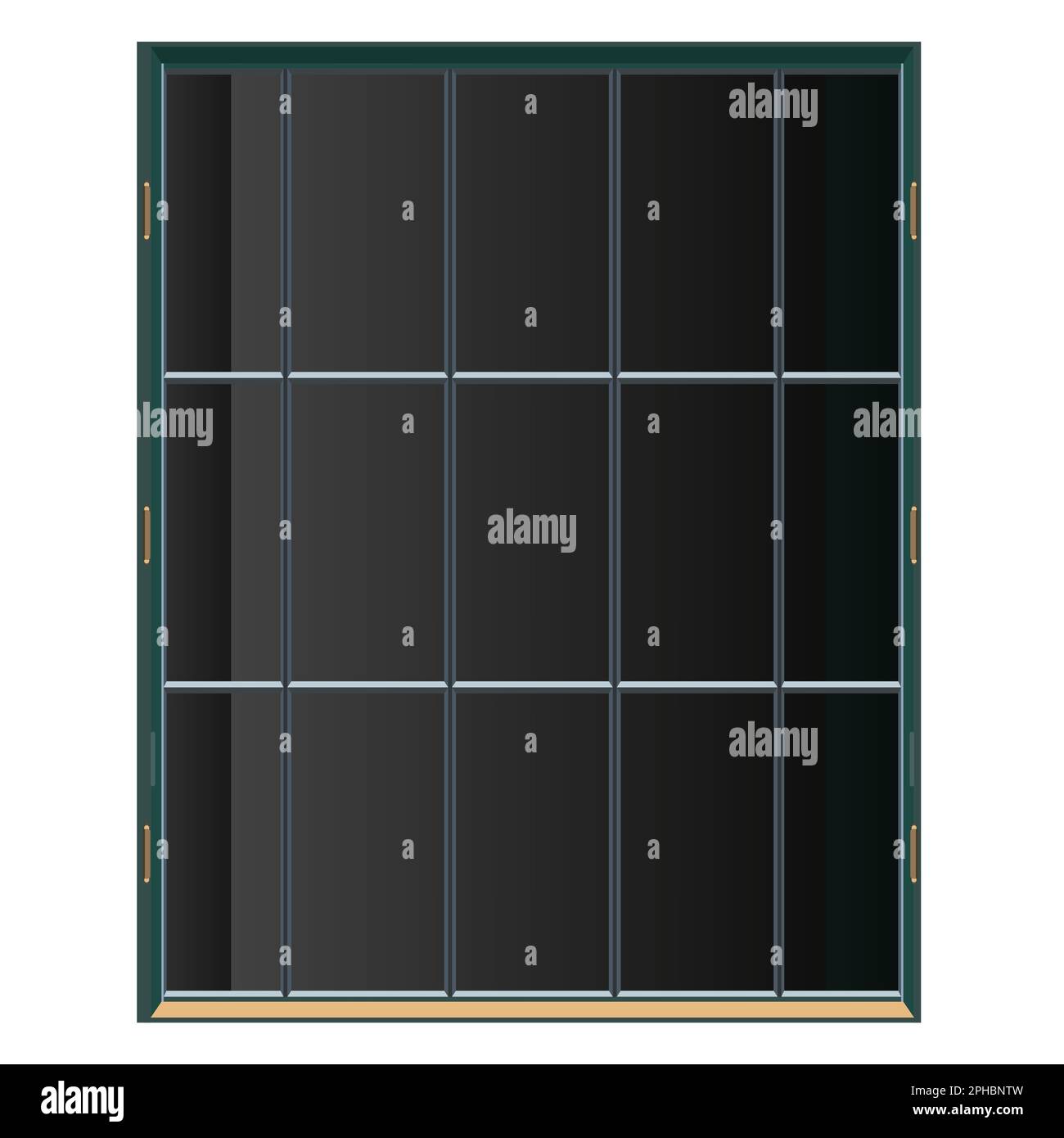 Empty shopwindow Stock Vector Images - Alamy