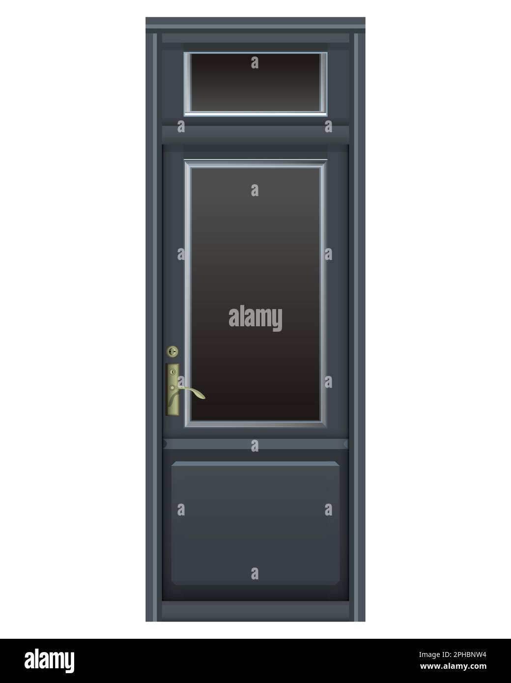 Architecture wood store front detail Stock Vector Images - Alamy