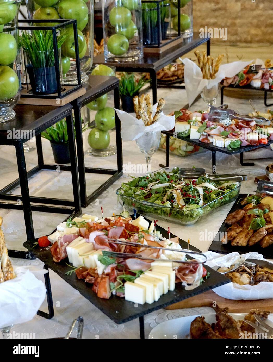catering food in a restaurant Stock Photo - Alamy