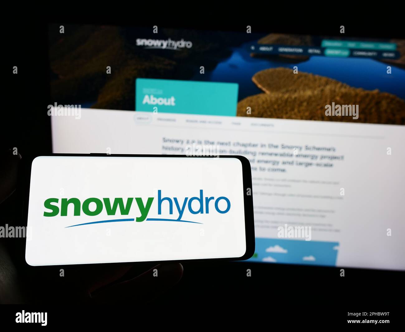 Snowy hydro logo hi-res stock photography and images - Alamy