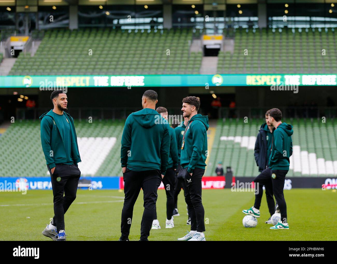 Dublin, Ireland. 27th March 2023; Aviva Stadium, Dublin, Ireland: Euro ...