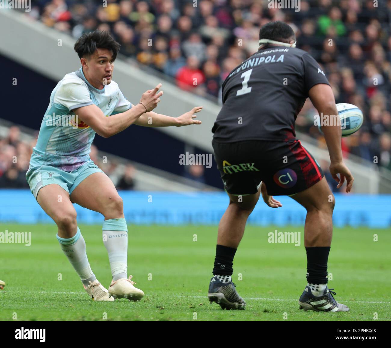 Marcus Smith of Harlequins during the Gallagher Premiership Rugby rugby ...