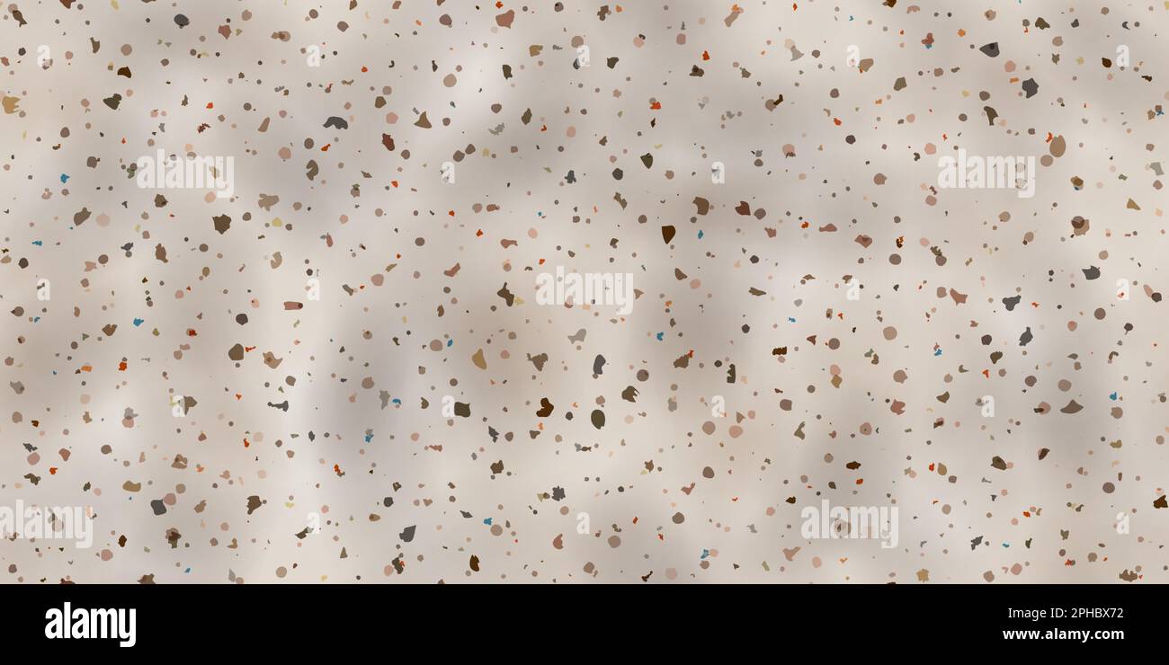 Flecked brown and grey marble countertop seamless pattern with mottled ...