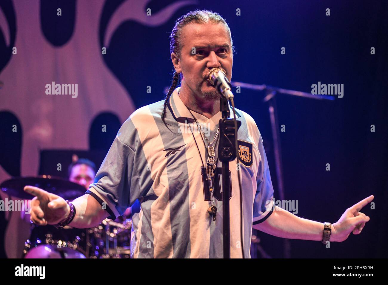 Mike Patton performing live with Mr. Bungle Stock Photo - Alamy