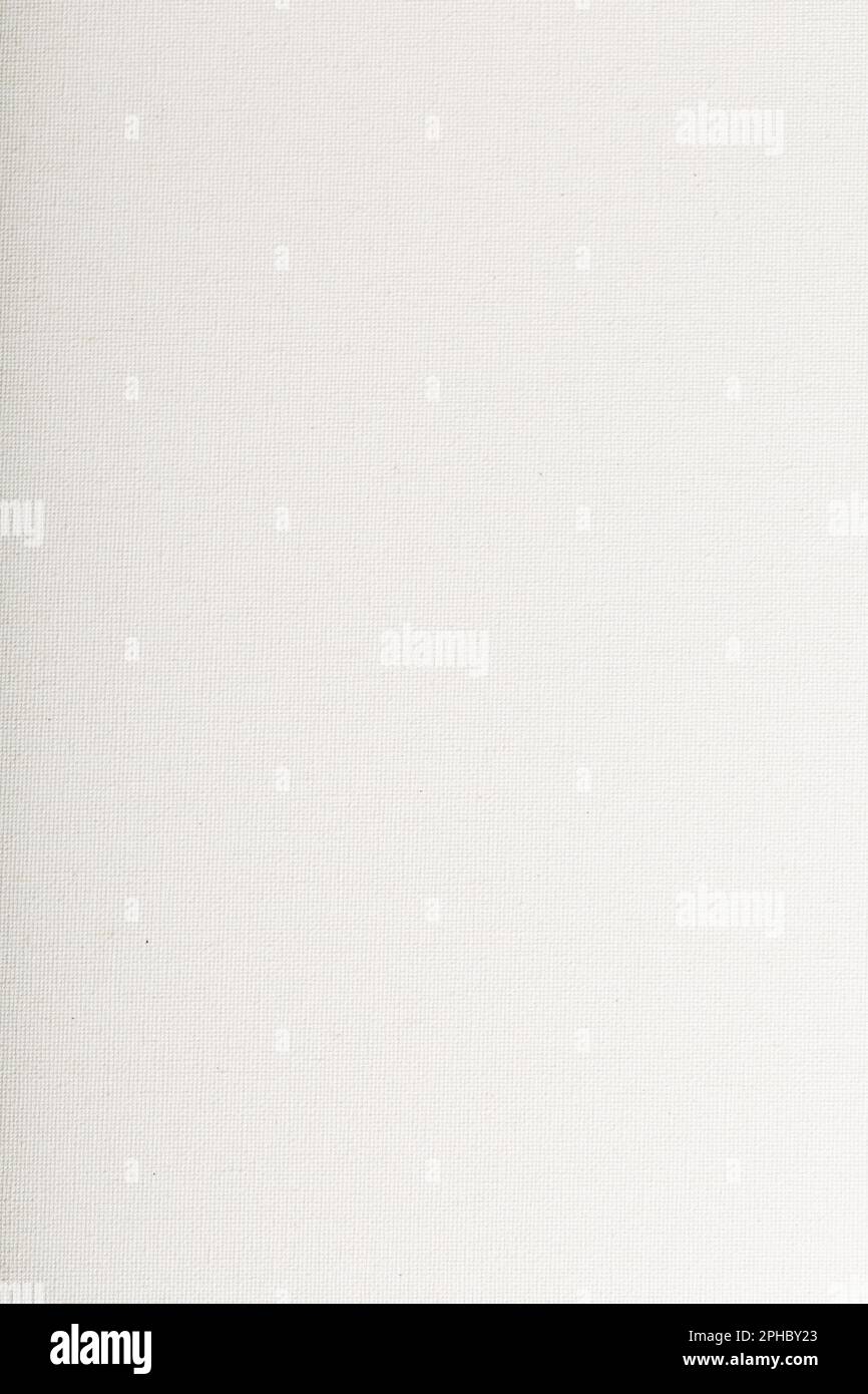 Texture of a white canvas for drawing in full screen, top view Stock ...