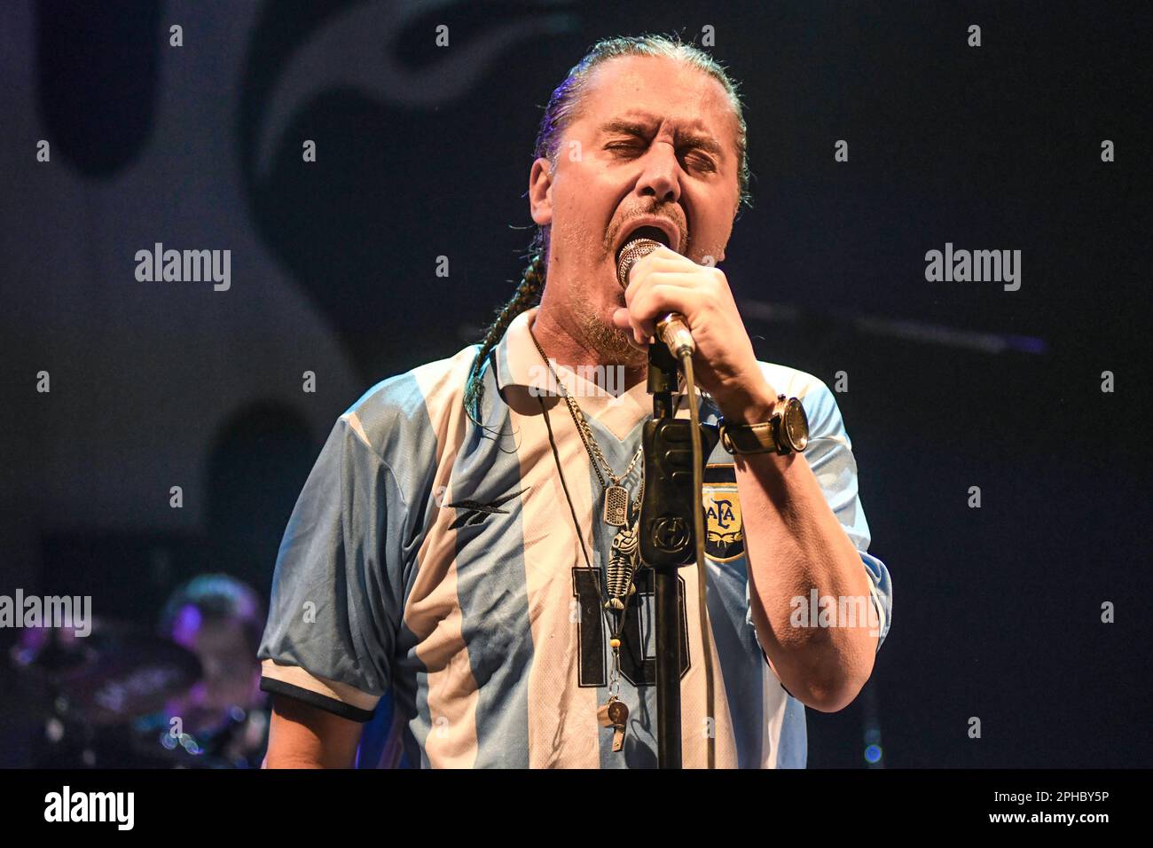 Mike Patton performing live with Mr. Bungle Stock Photo - Alamy