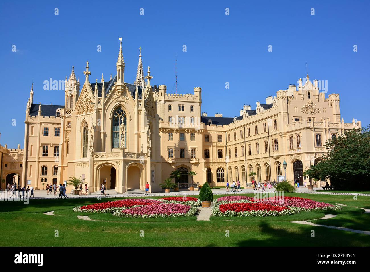 Lednice Palace, Lednice, Břeclav District, South Moravian Region, Czech ...