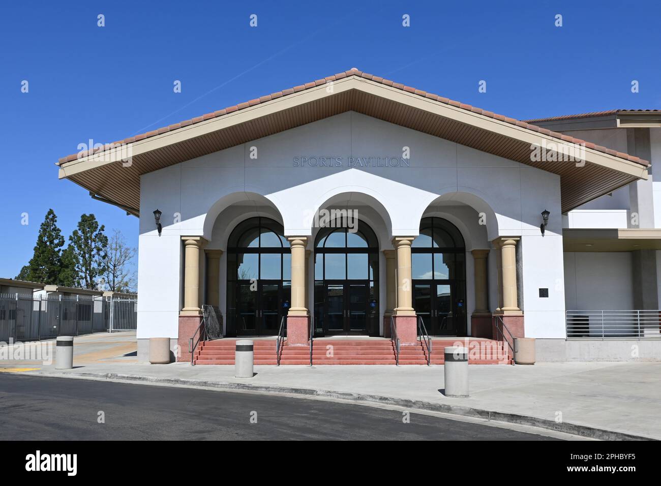TUSTIN, CALIFORNIA - 26 MAR 2023: The Sports Pavilion on the campus of ...