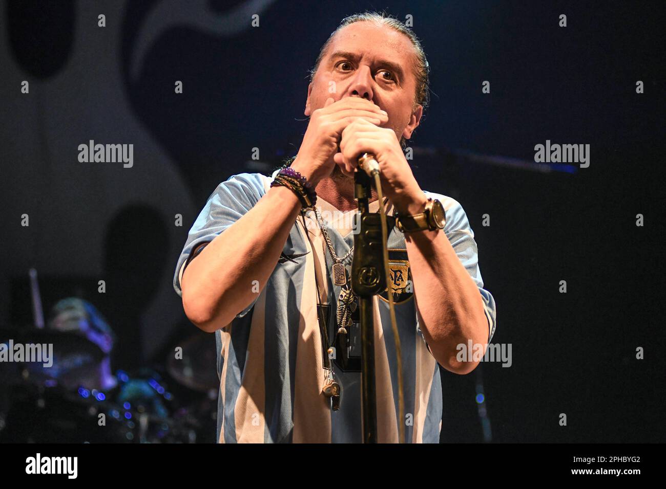 Mike Patton performing live with Mr. Bungle Stock Photo - Alamy