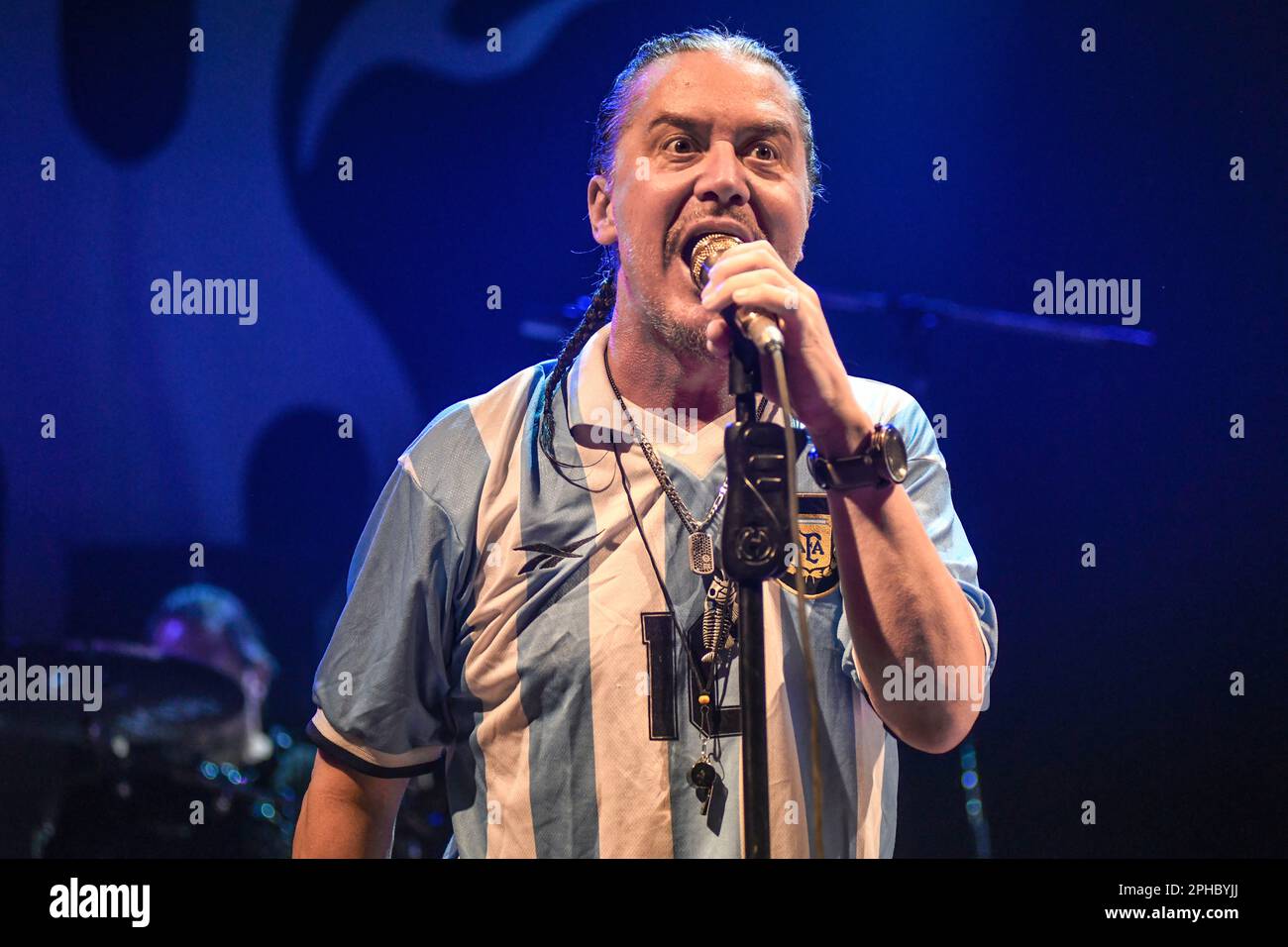 Mike Patton performing live with Mr. Bungle Stock Photo - Alamy