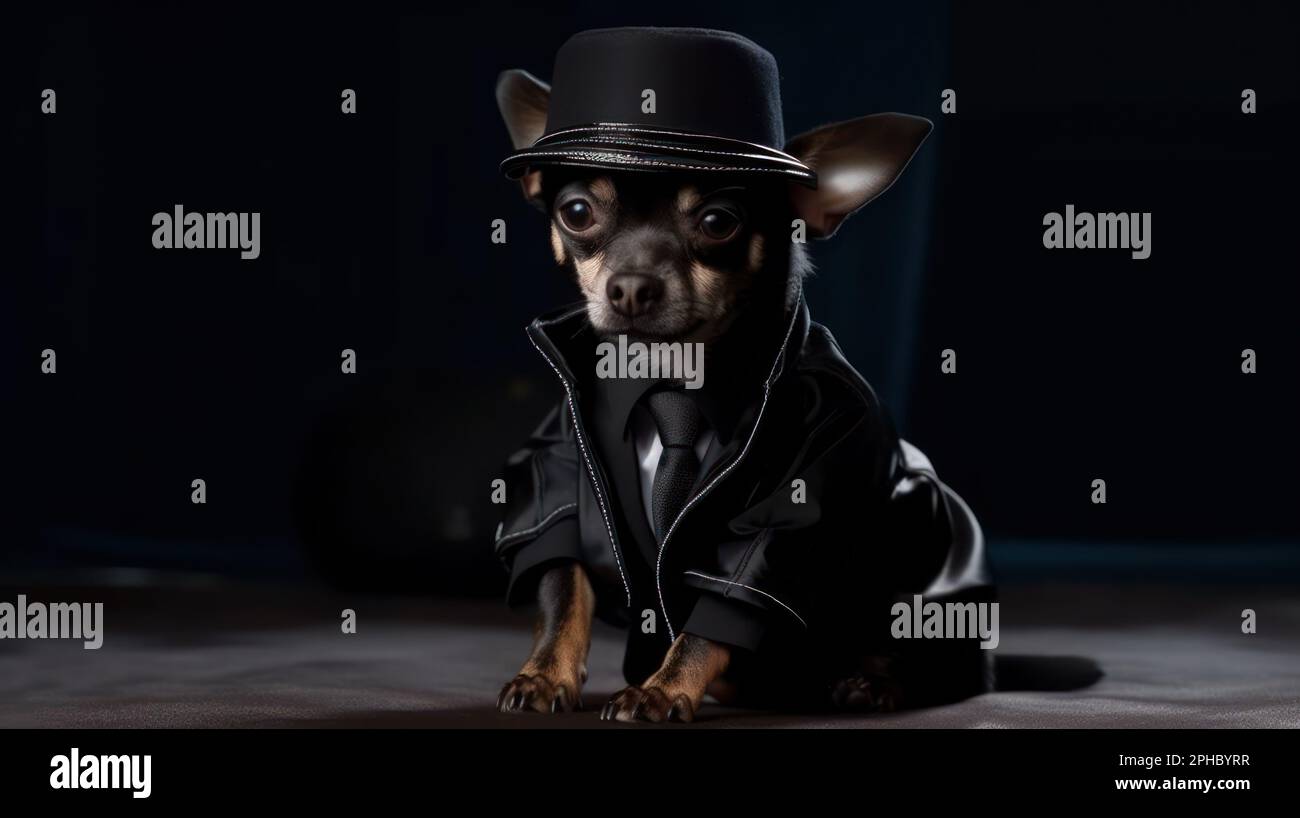 Dog gangster hi-res stock photography and images - Alamy