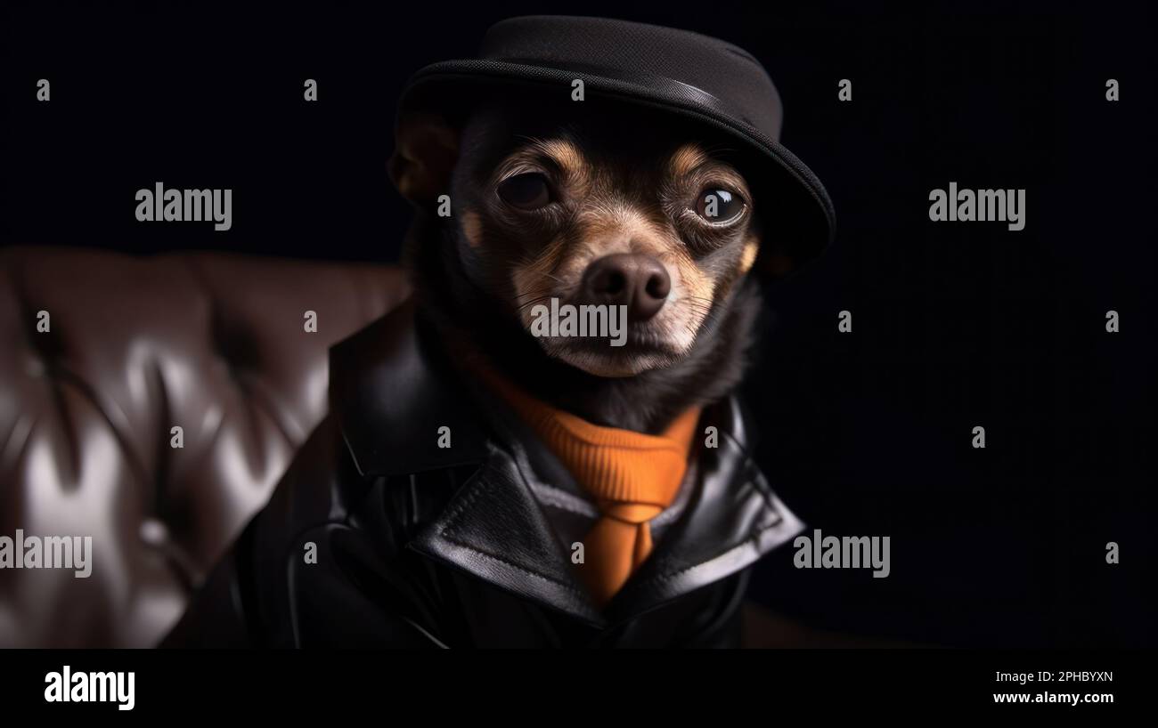 Dog gangster hi-res stock photography and images - Alamy