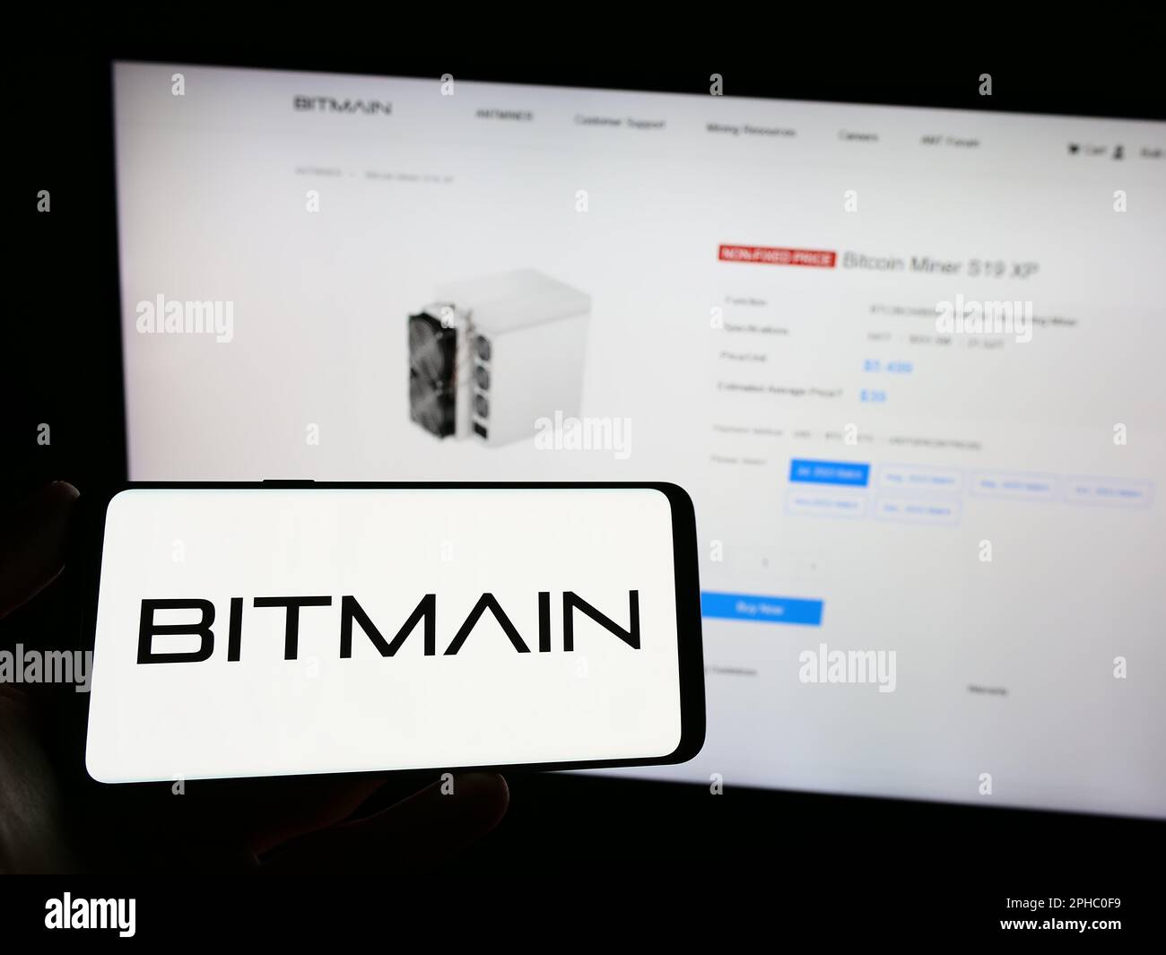 Bitmain logo hi-res stock photography and images - Alamy