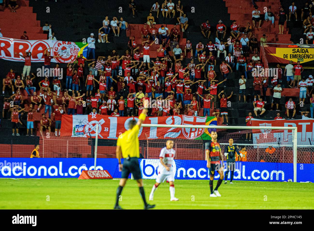 Recife, Brazil. 26th Mar, 2023. Bidding of Sport x CRB, which took ...