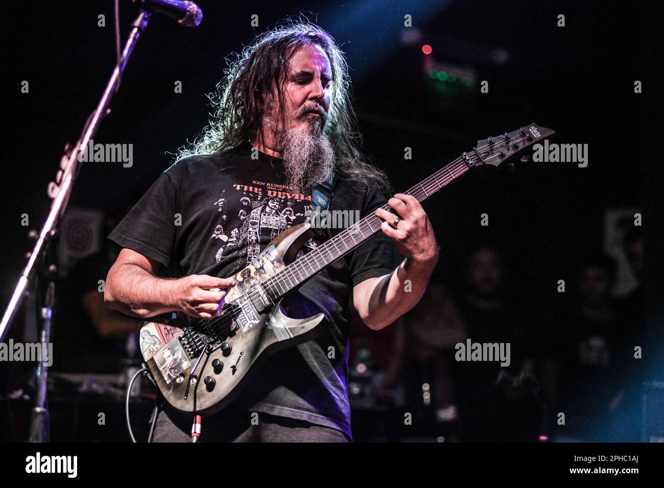 Trey Spruance (guitar) performing live with Mr. Bungle Stock Photo - Alamy