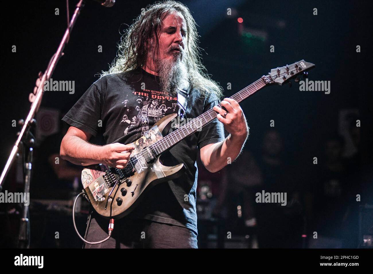Trey Spruance (guitar) performing live with Mr. Bungle Stock Photo - Alamy