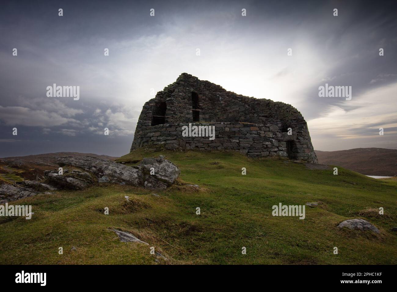 Scotland lewis harris dun carloway hi-res stock photography and images ...