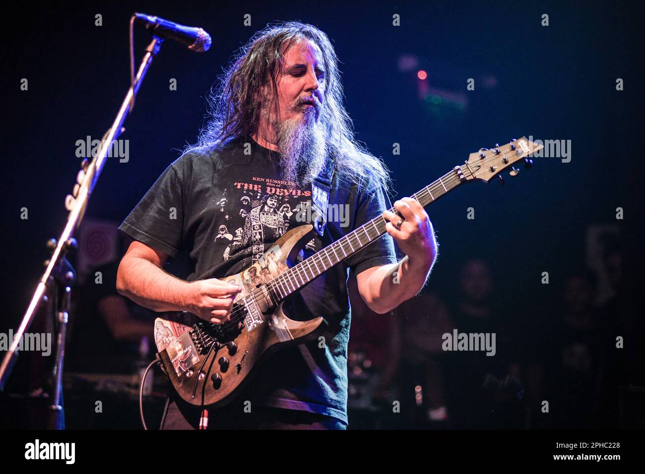 Trey Spruance (guitar) performing live with Mr. Bungle Stock Photo - Alamy