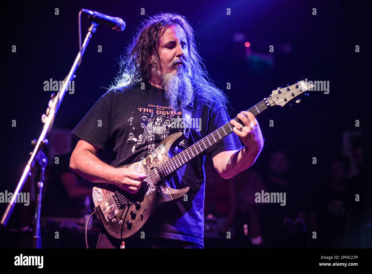Trey Spruance (guitar) performing live with Mr. Bungle Stock Photo - Alamy
