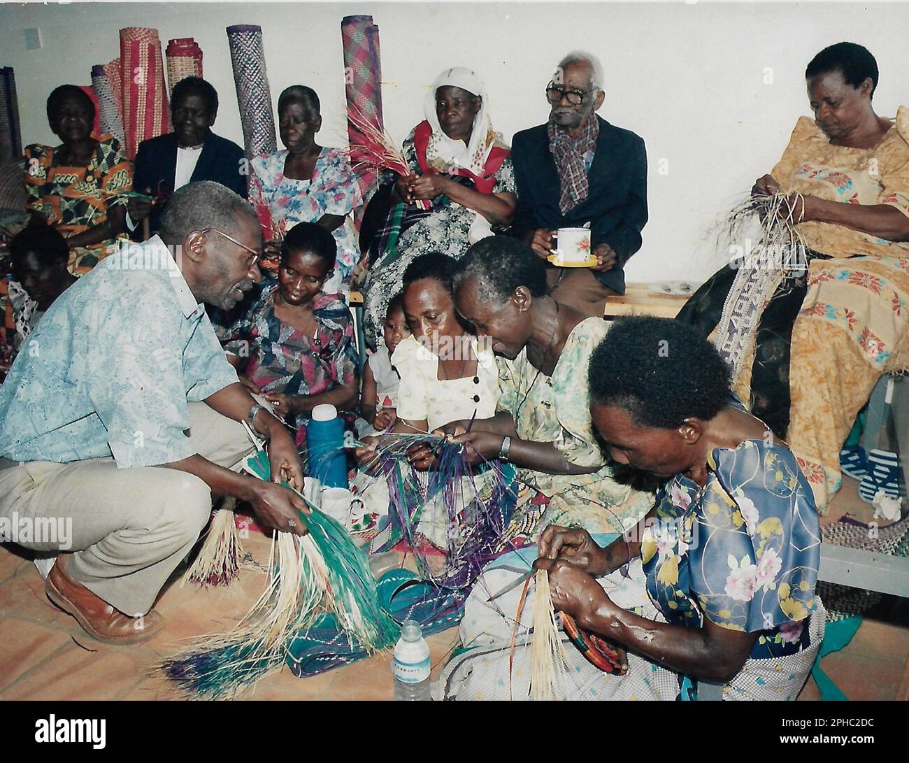 A rural community being empowered in income activities. Uganda Stock ...