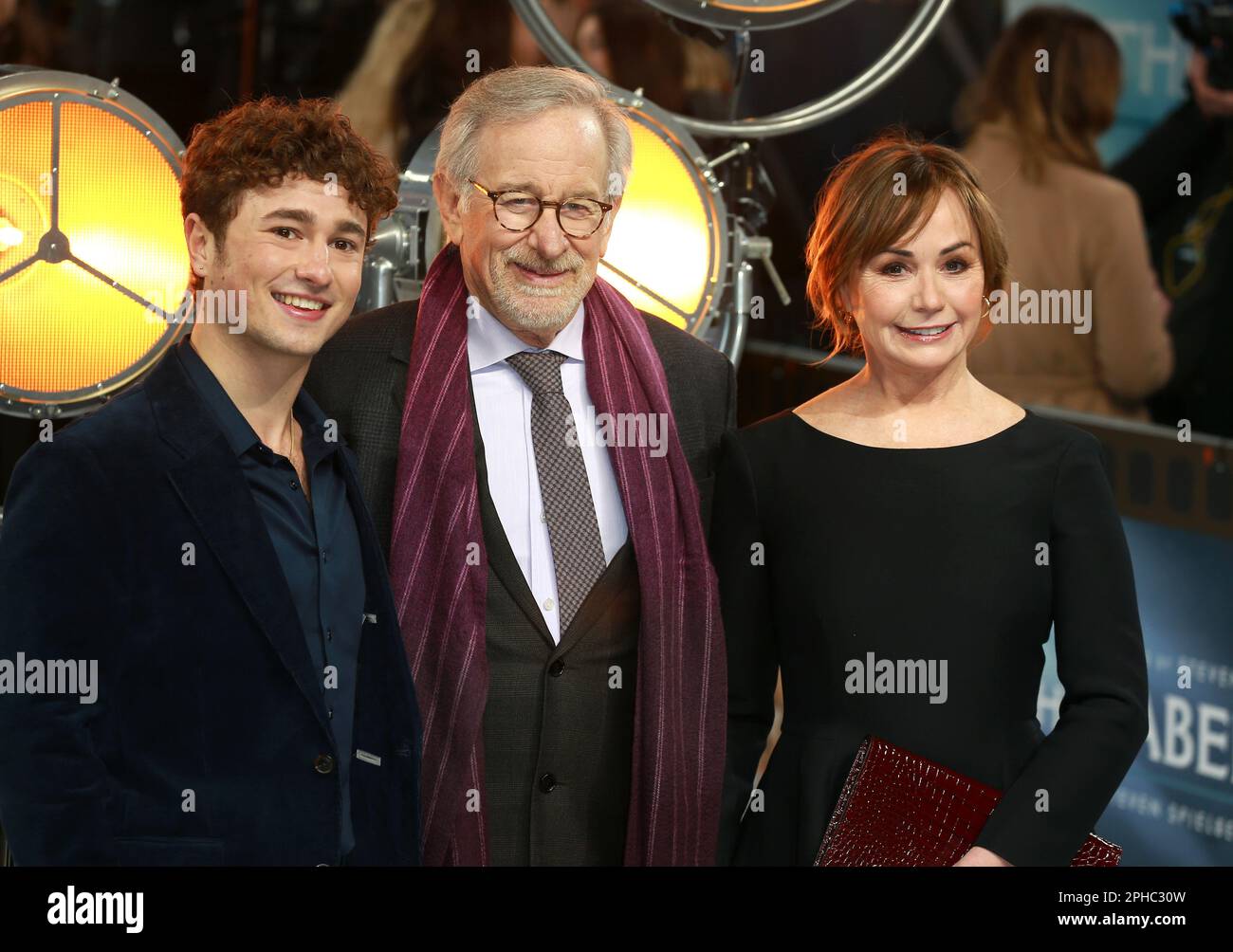 Gabriel LaBelle, Steven Spielberg and Kristie Macosko Krieger attend ...