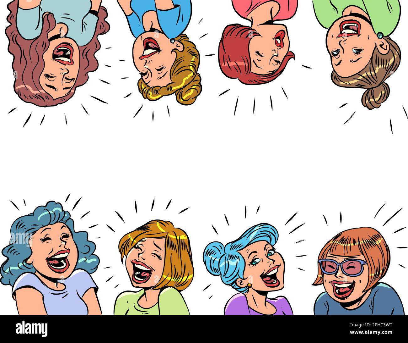 Good mood. Funny discounts, promotions. Many different girls laugh ...