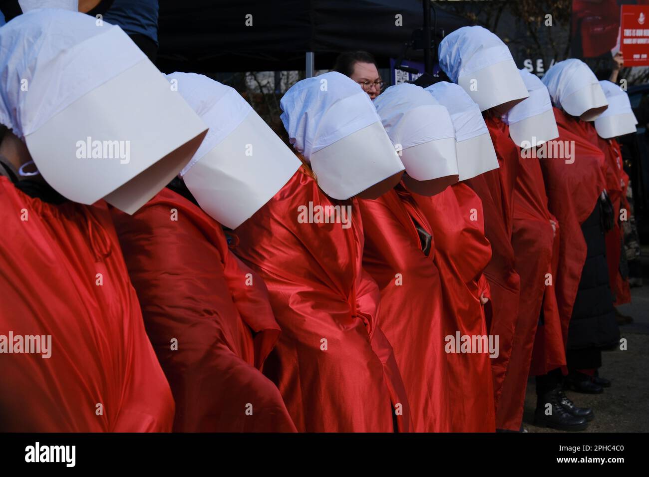 Handmaids tale protest hi-res stock photography and images - Alamy
