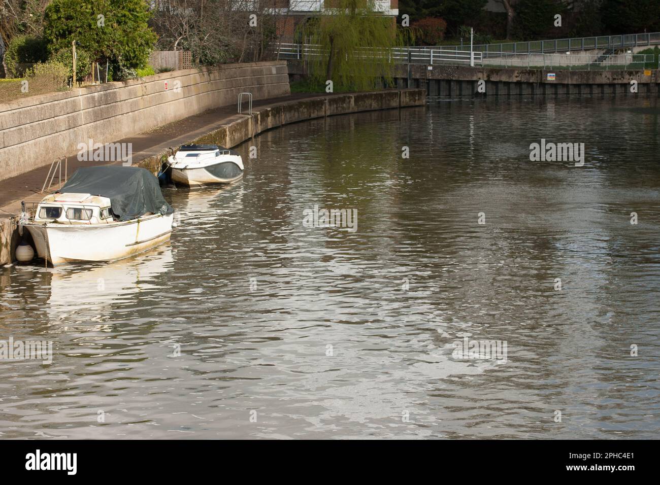 River Ember Molesey Surrey UK Stock Photo - Alamy