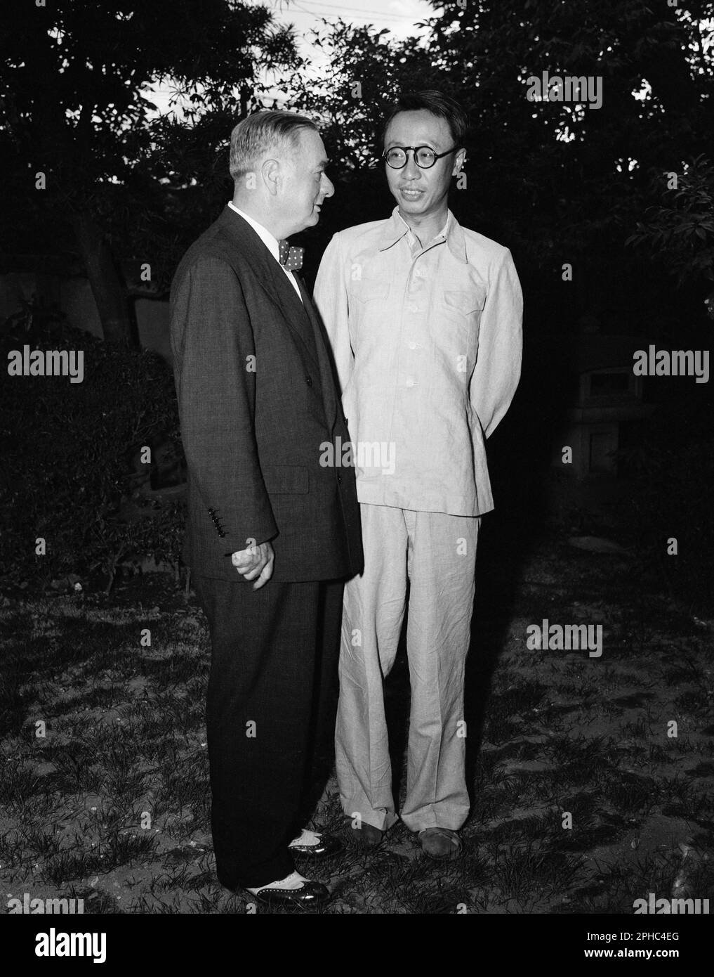 Joseph B. Keenan, left, head of the International Prosecution Section ...