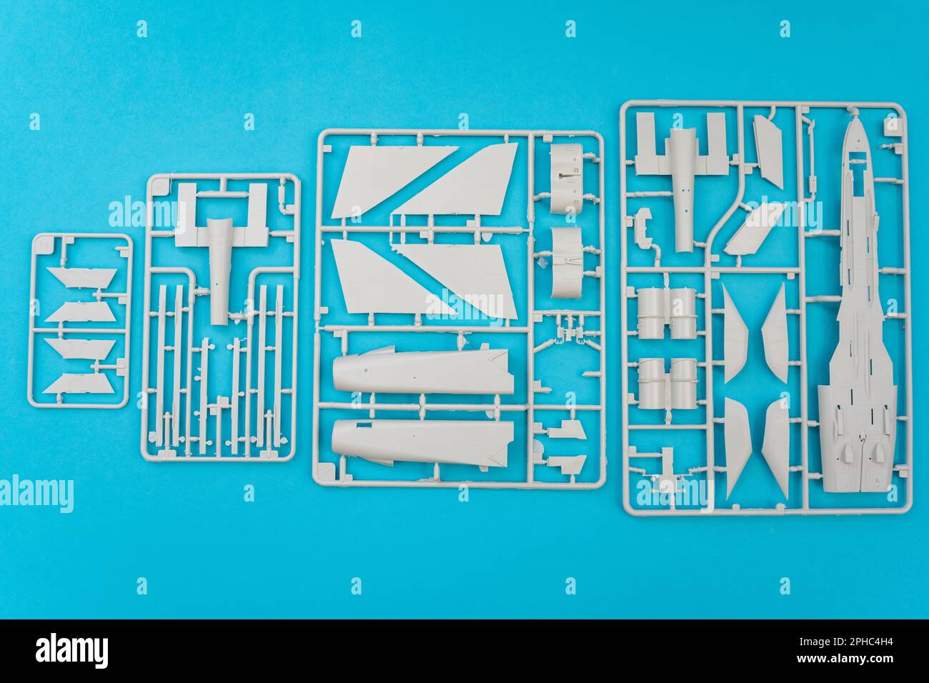 Revell 1/48 scale Tornado plastic model kit parts Stock Photo - Alamy