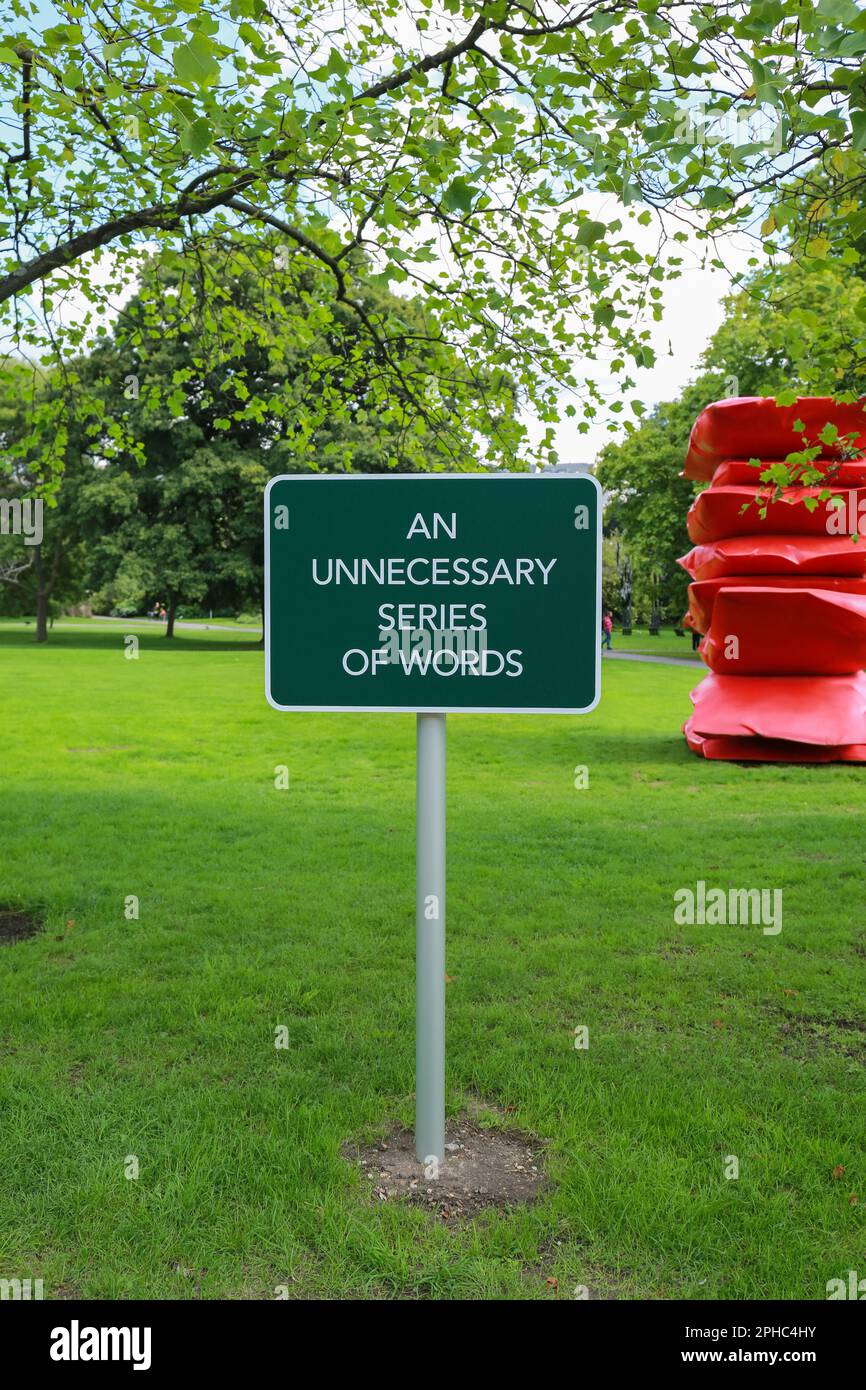 10 signs for a park hi-res stock photography and images - Alamy