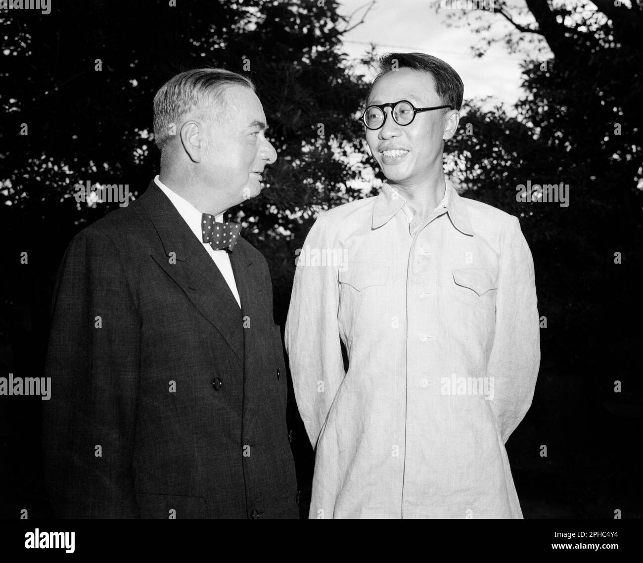 Joseph B. Keenan, left, head of the International Prosecution Section ...