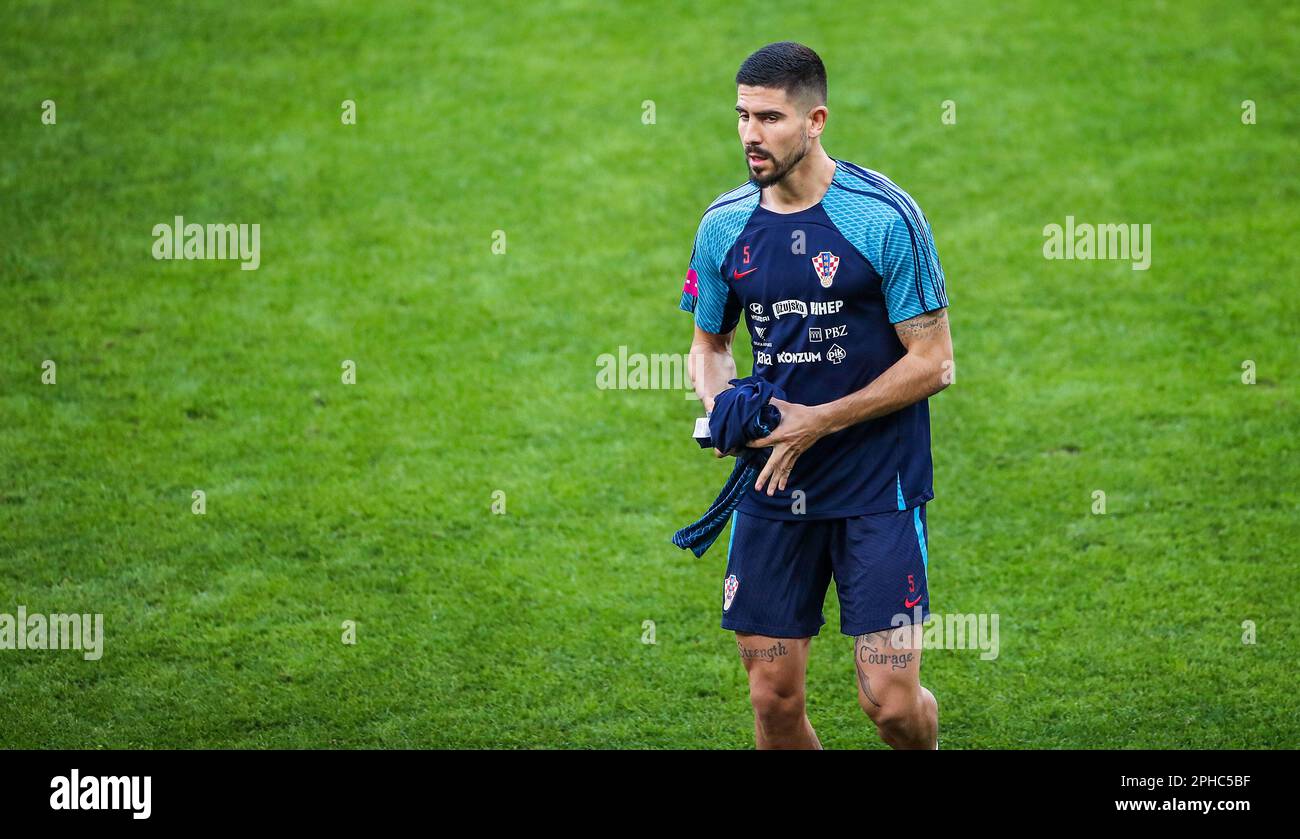 Bursa, Turkey. 27th Mar, 2023. Martin Erlic during training session of ...