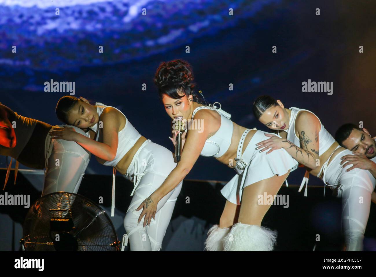 Bogota, Colombia. 26th Mar, 2023. Colombian singer Kali Uchis in her ...