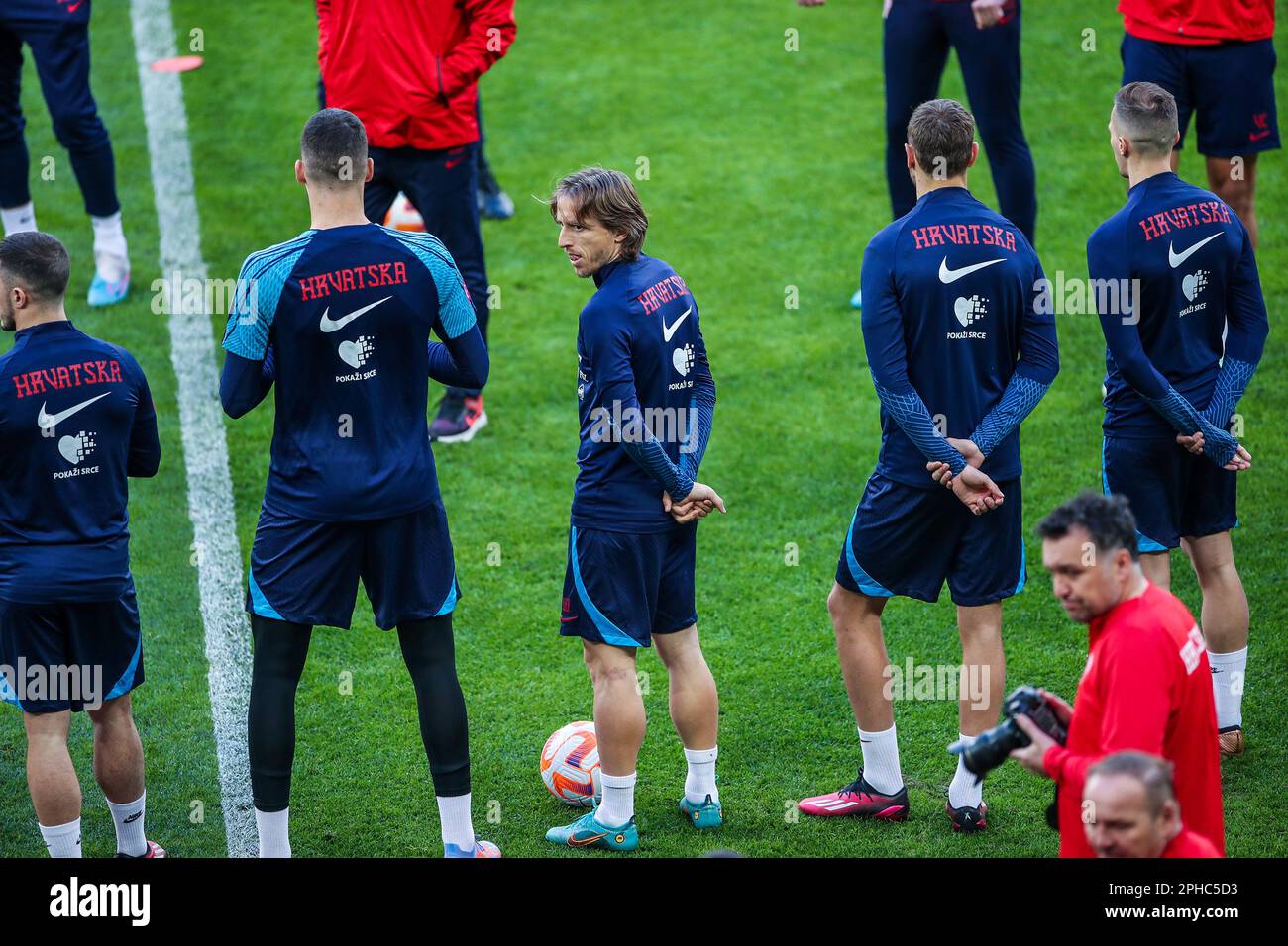 Bursa, Turkey. 27th Mar, 2023. Luka Modric during training session of ...