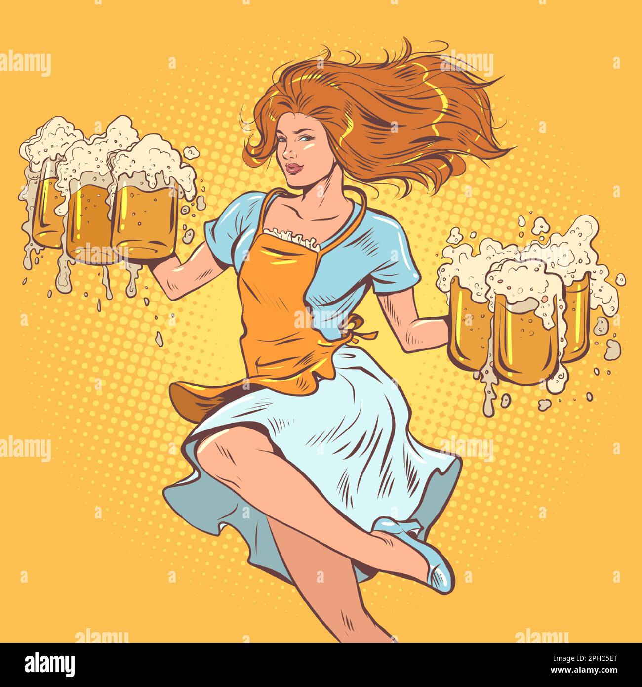 Beer rush Stock Vector Images - Alamy