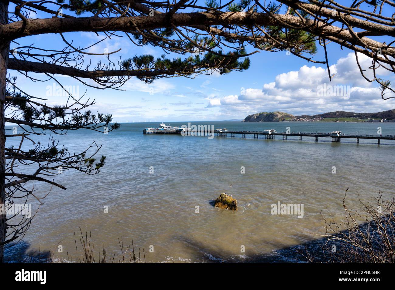 Llandudno victorian pier north Wales UK Stock Photo - Alamy