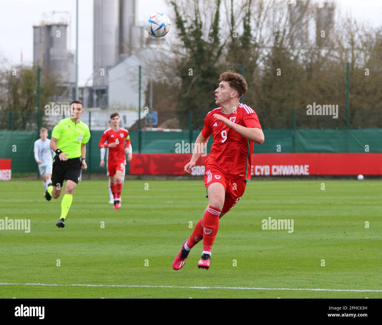 Dragon Park, Newport, South Wales, UK. Iwan Morgan, of Swansea City and ...