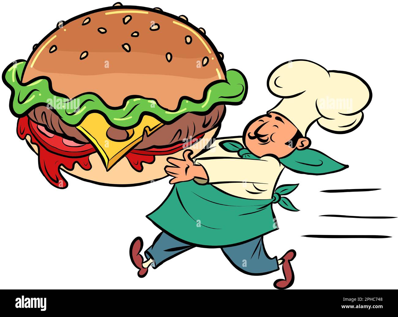 Cartoon burger hi-res stock photography and images - Alamy
