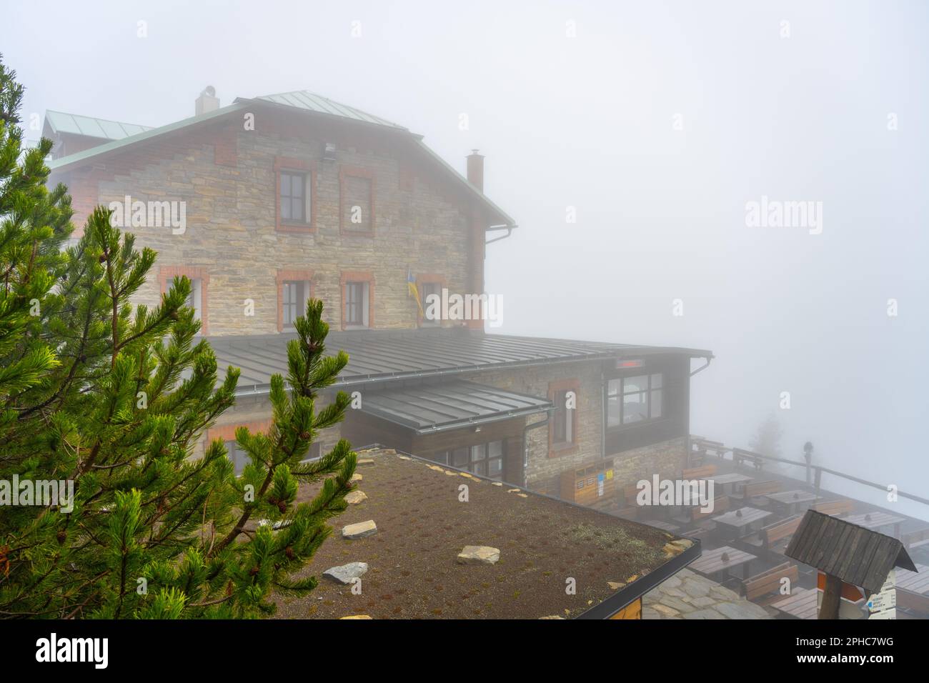 The mountain shelter of Jiri's House, Czech: Chata Jiriho, on Serak ...