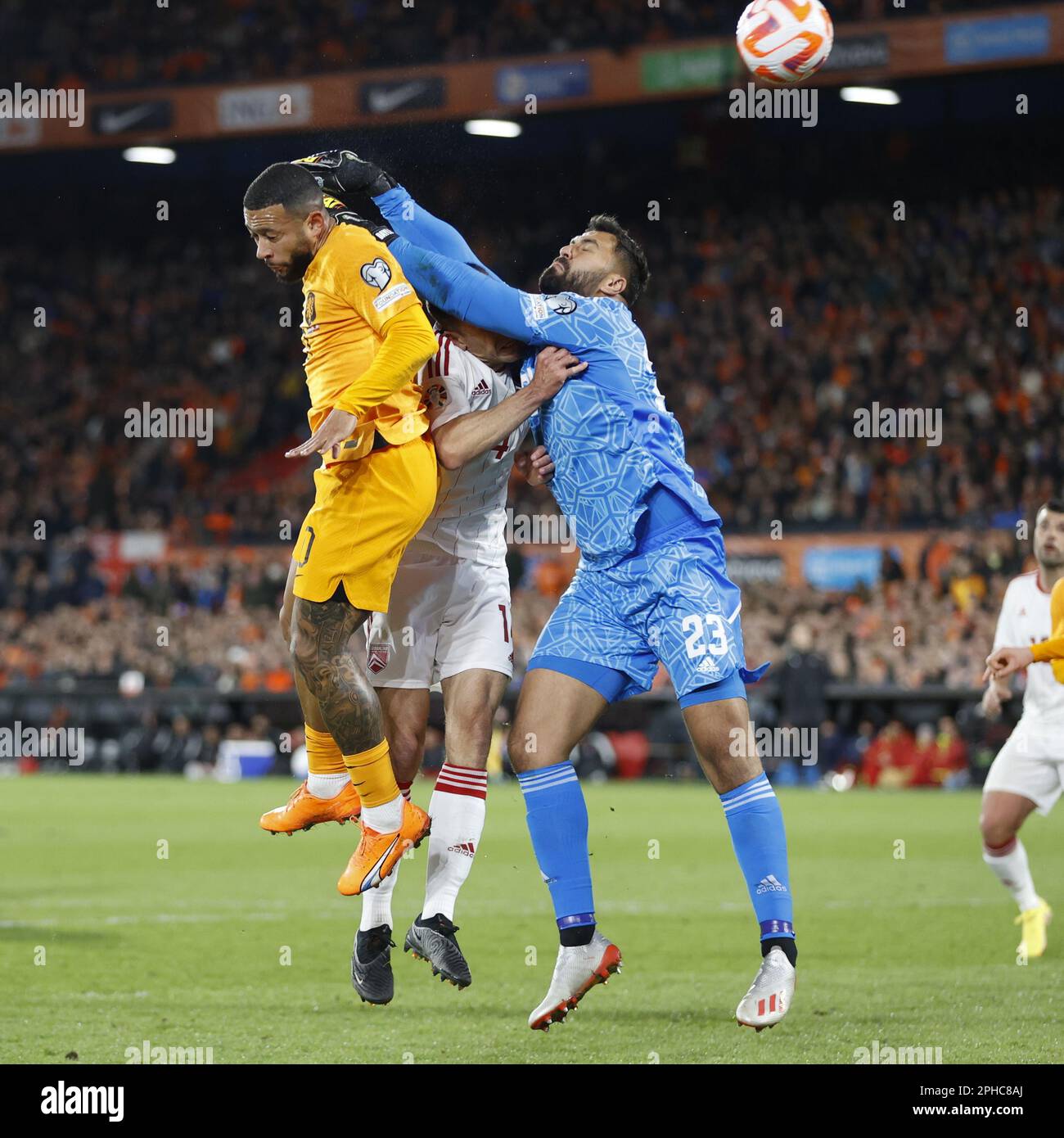 Rotterdam, Netherlands. 27th Mar, 2023. ROTTERDAM, 27-03-2023, Stadion ...
