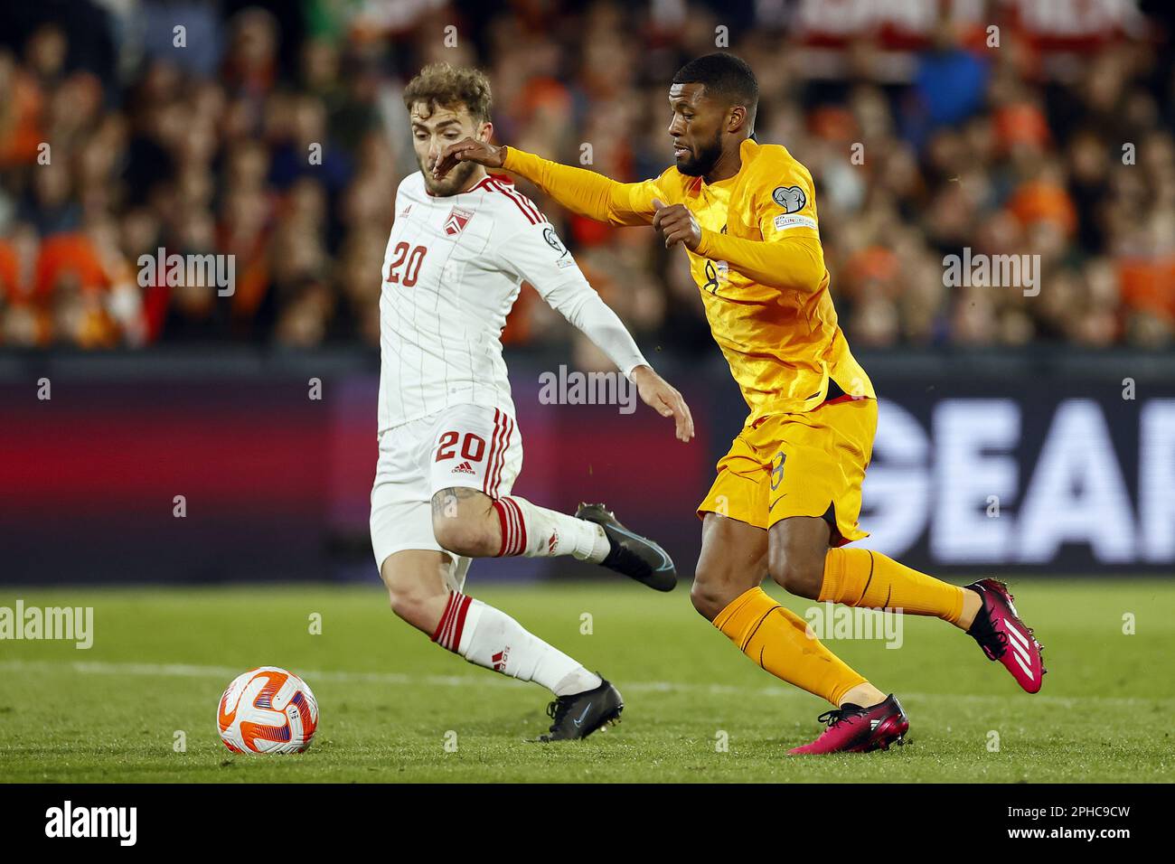 Rotterdam, Netherlands. 27th Mar, 2023. ROTTERDAM - (l-r) Ethan Britto ...
