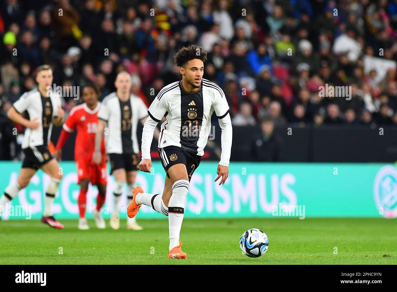 MAINZ, GERMANY - 25.03.23: Kevin Schade. The football match between ...