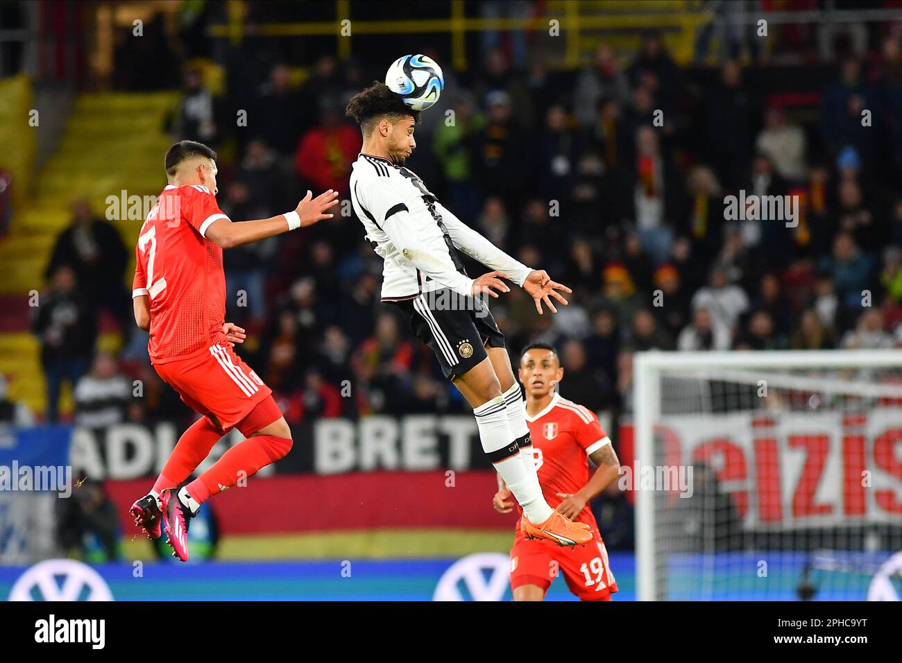 MAINZ, GERMANY - 25.03.23: Kevin Schade. The football match between ...