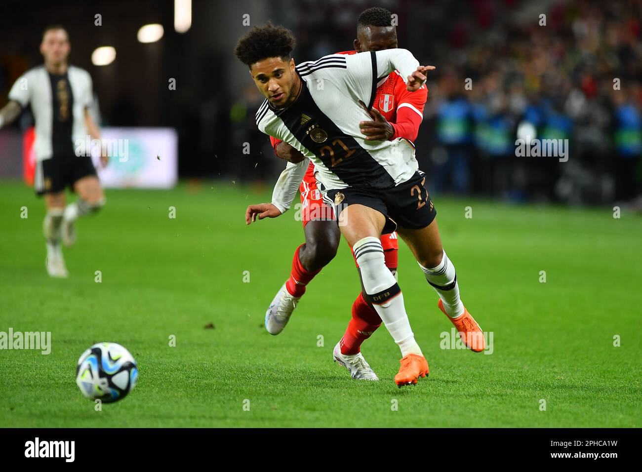 MAINZ, GERMANY - 25.03.23: Kevin Schade. The football match between ...
