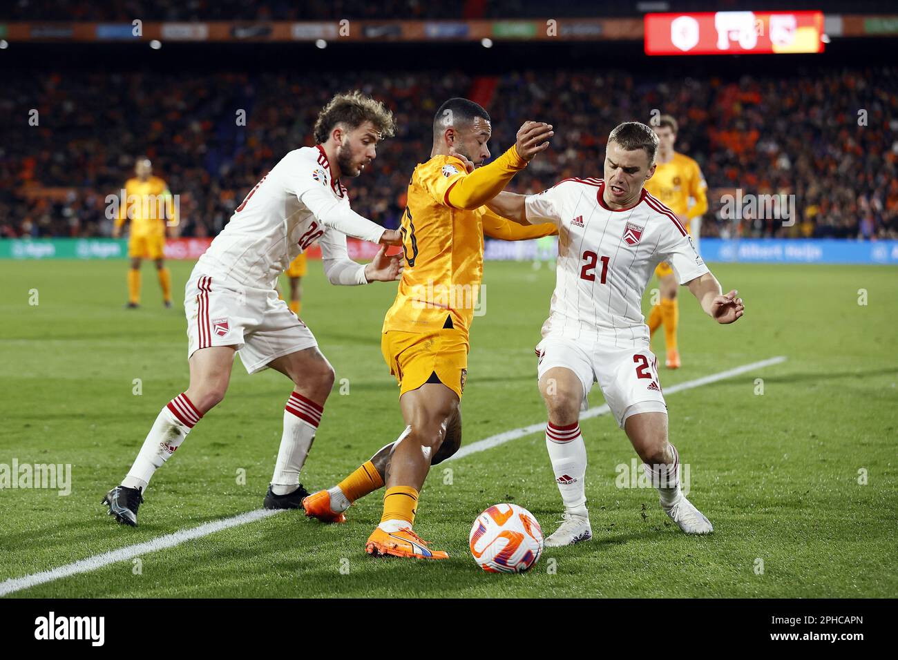 Rotterdam, Netherlands. 27th Mar, 2023. ROTTERDAM - (l-r) Ethan Britto ...